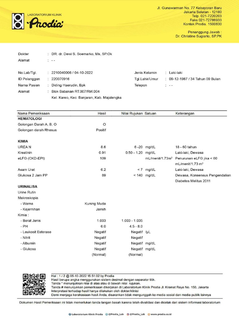 Lab Result AA220086423 | PDF