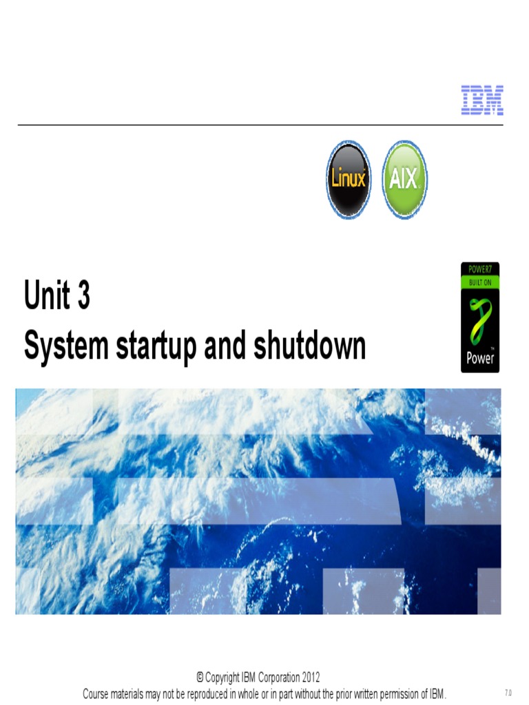 Unit 3 System Startup and Shutdown | PDF