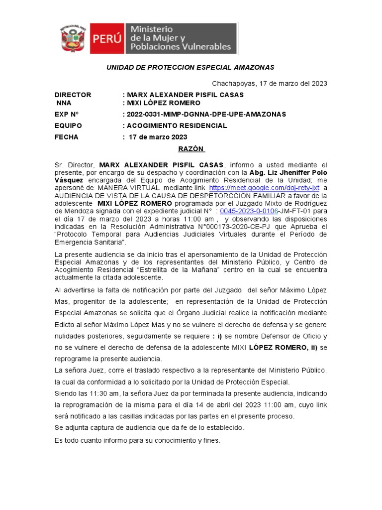 Razon EAF | PDF | Justicia | Crimen y violencia