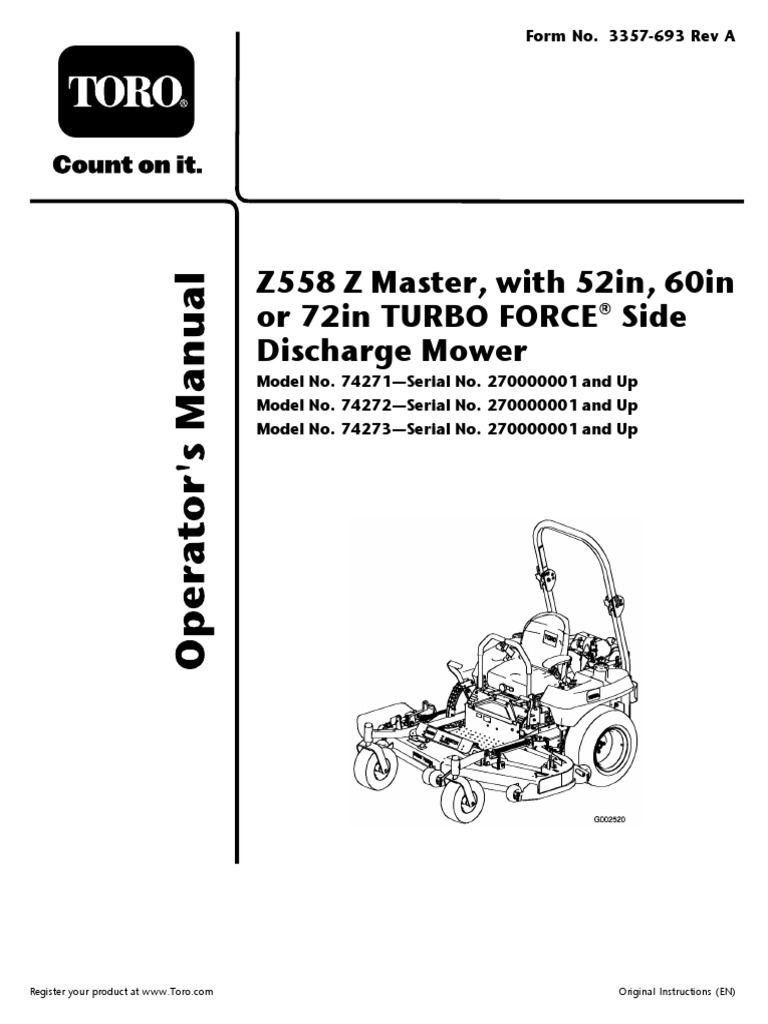 toro manual | PDF