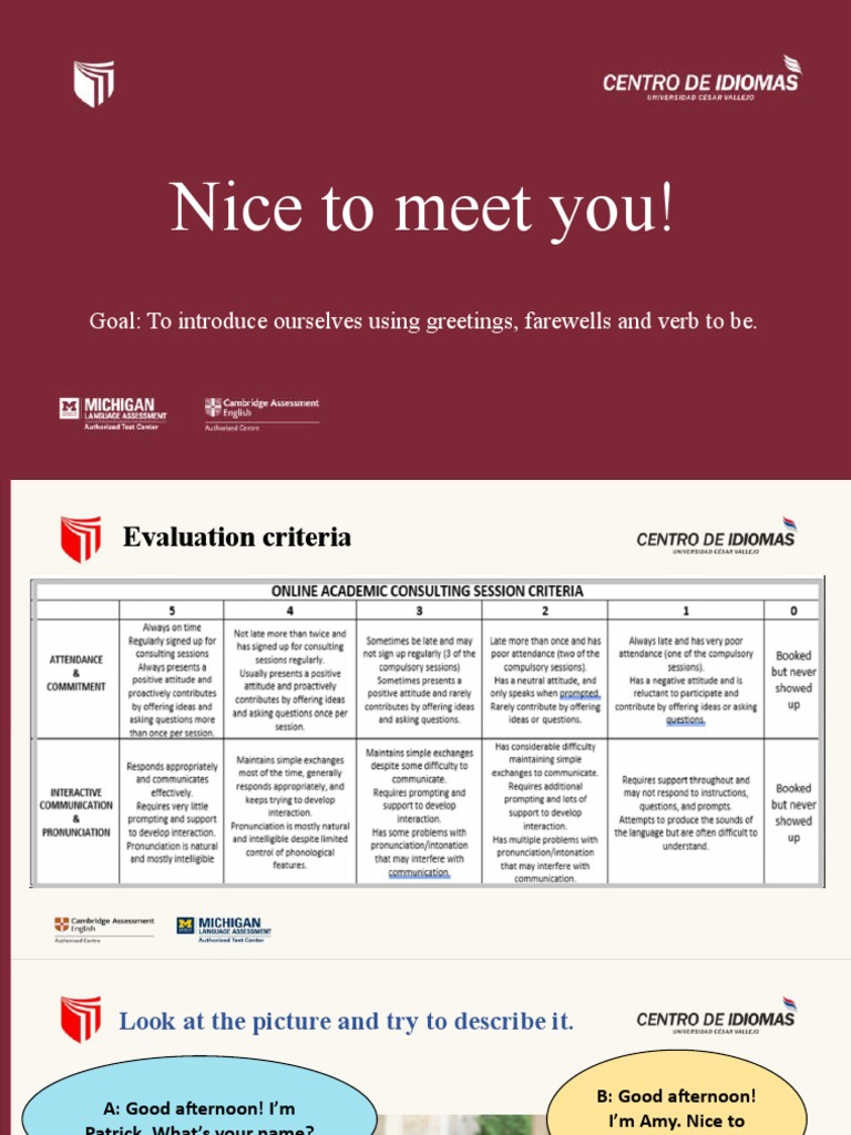 Session 1 Unit 1-4 English I | PDF