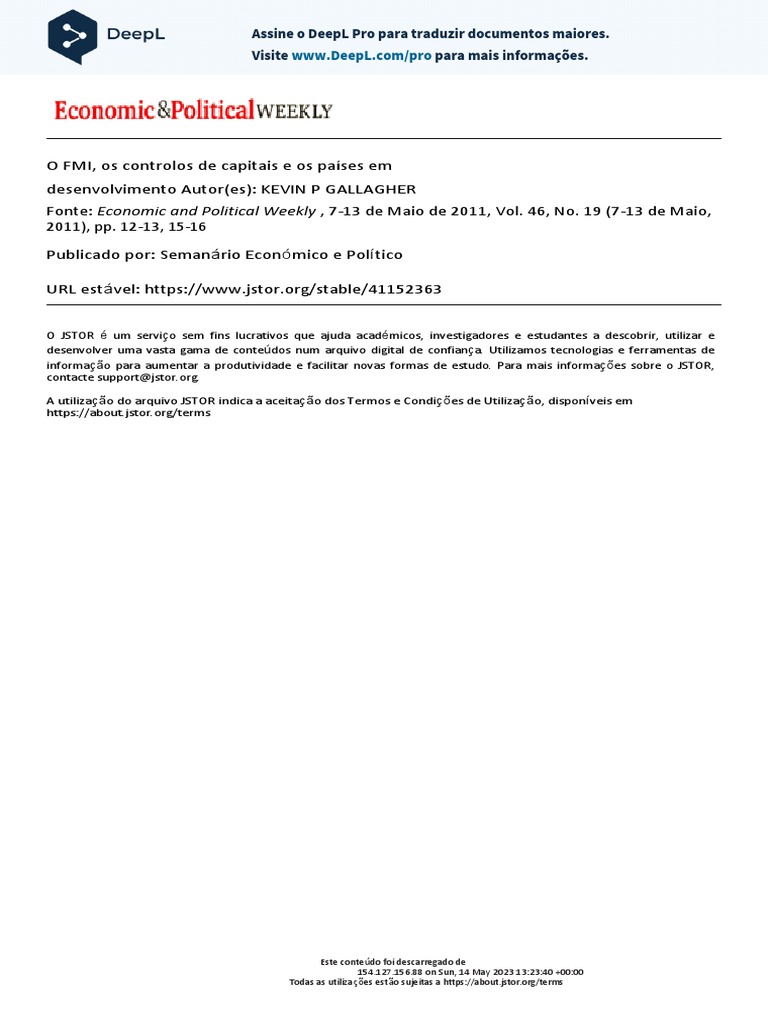 15.05.23 Traduzido The IMF Capital Controls and Developing Countries ...