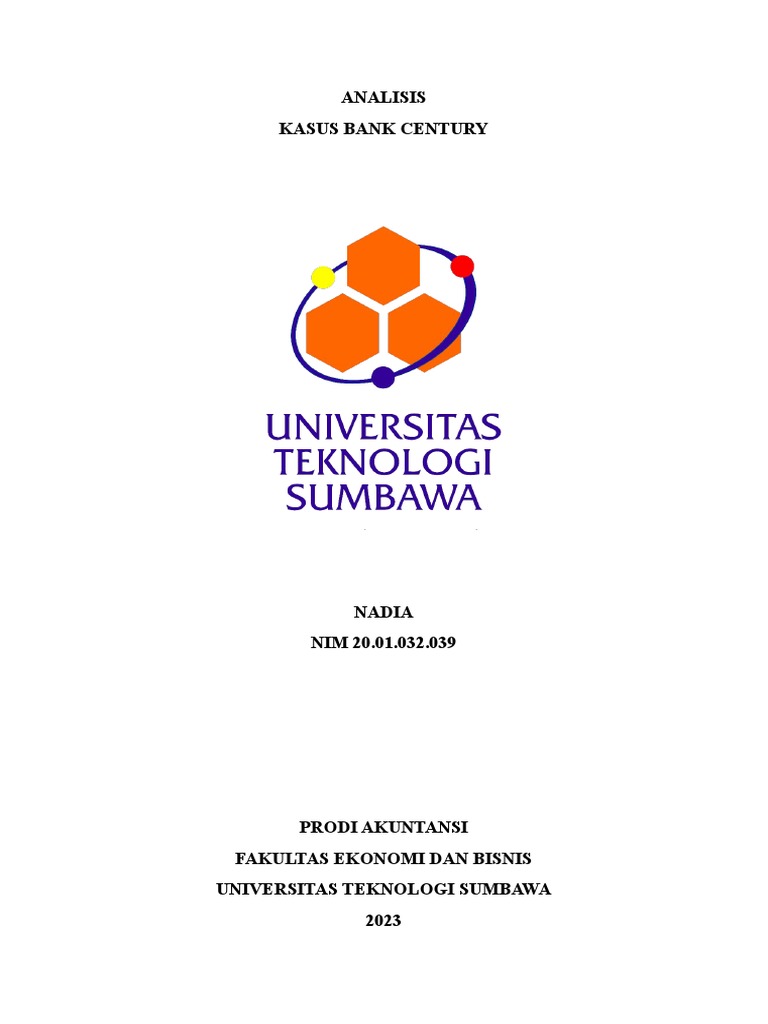 Analisis Kasus Skandal Bank Century | PDF