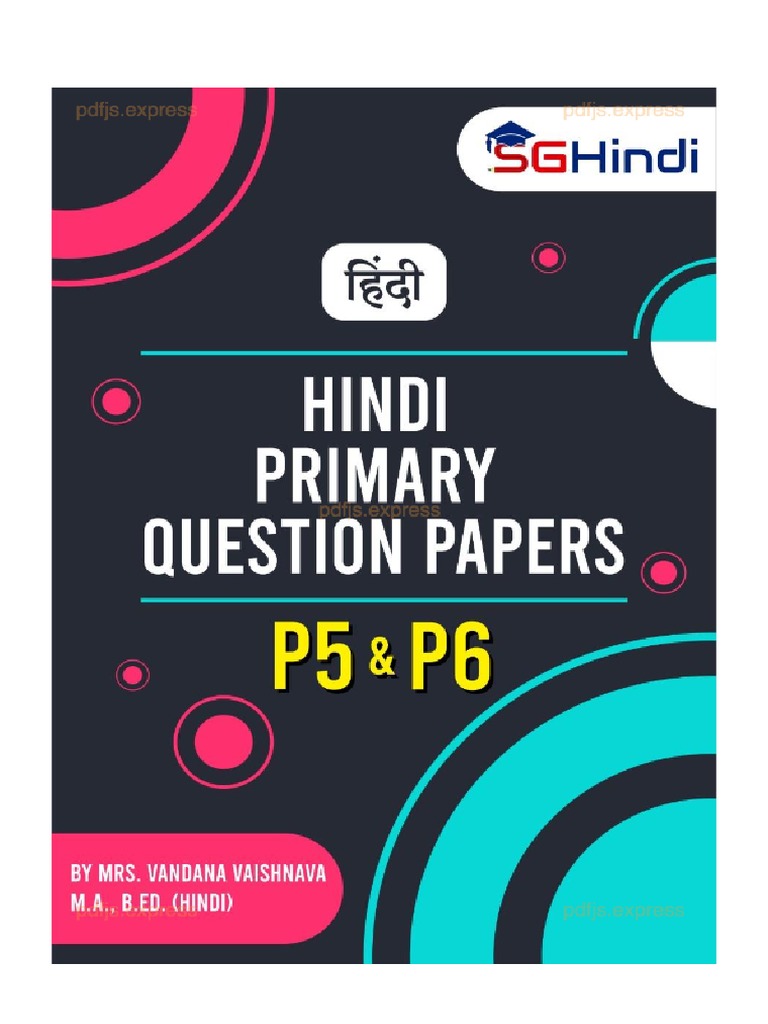 SgHindi P5 P6 Papers | PDF