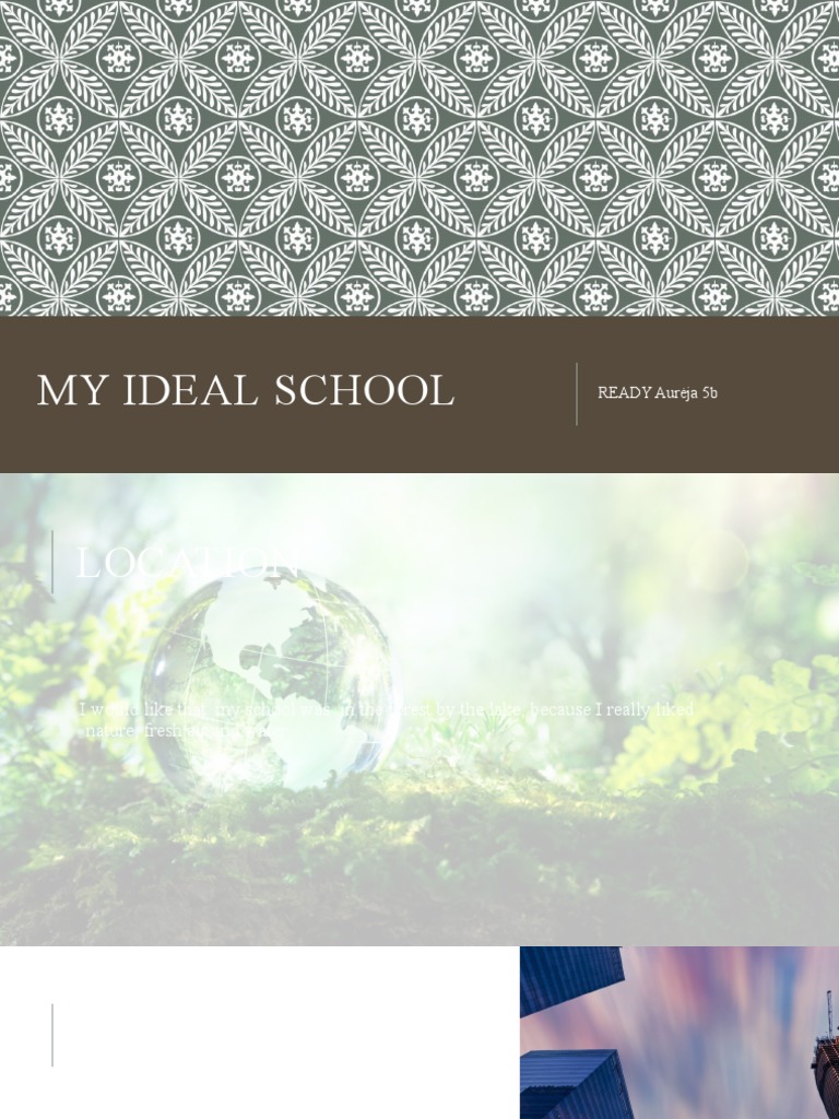 My Ideal School | PDF