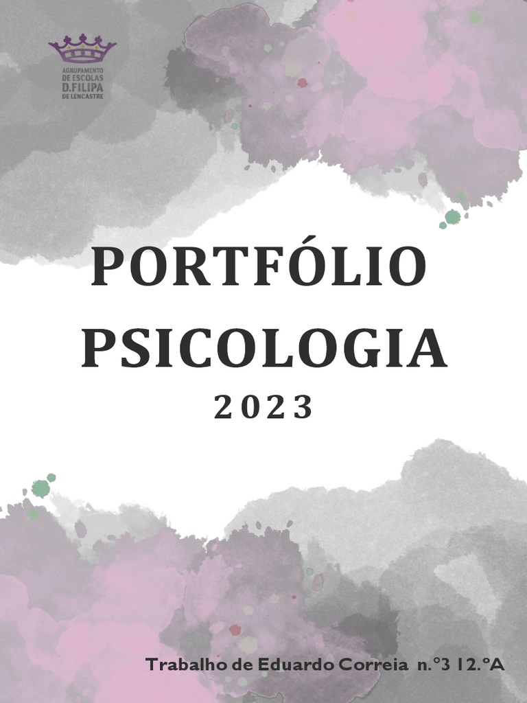 1 Portfólio de Psicologia | PDF