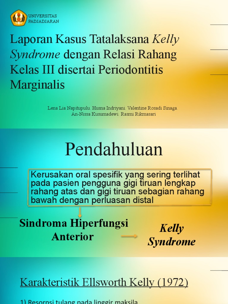 Tatalaksana Kelly Syndrome pada Gigi Tiruan | PDF | Sains & Matematika