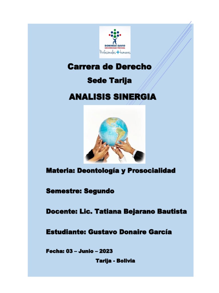 Analisis Sinergia | PDF