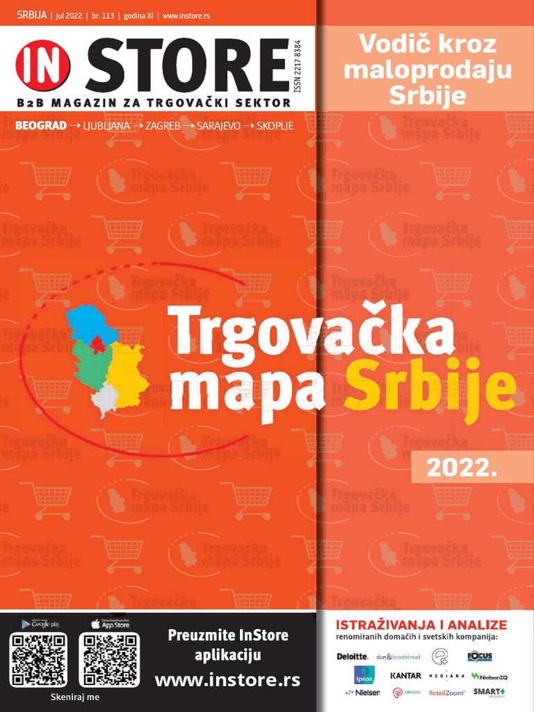 Trgovačka Mapa Srbije 2022 | PDF