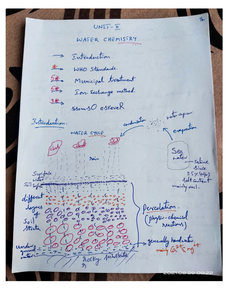 Water Chemistry Unit 2 (R-20) | PDF