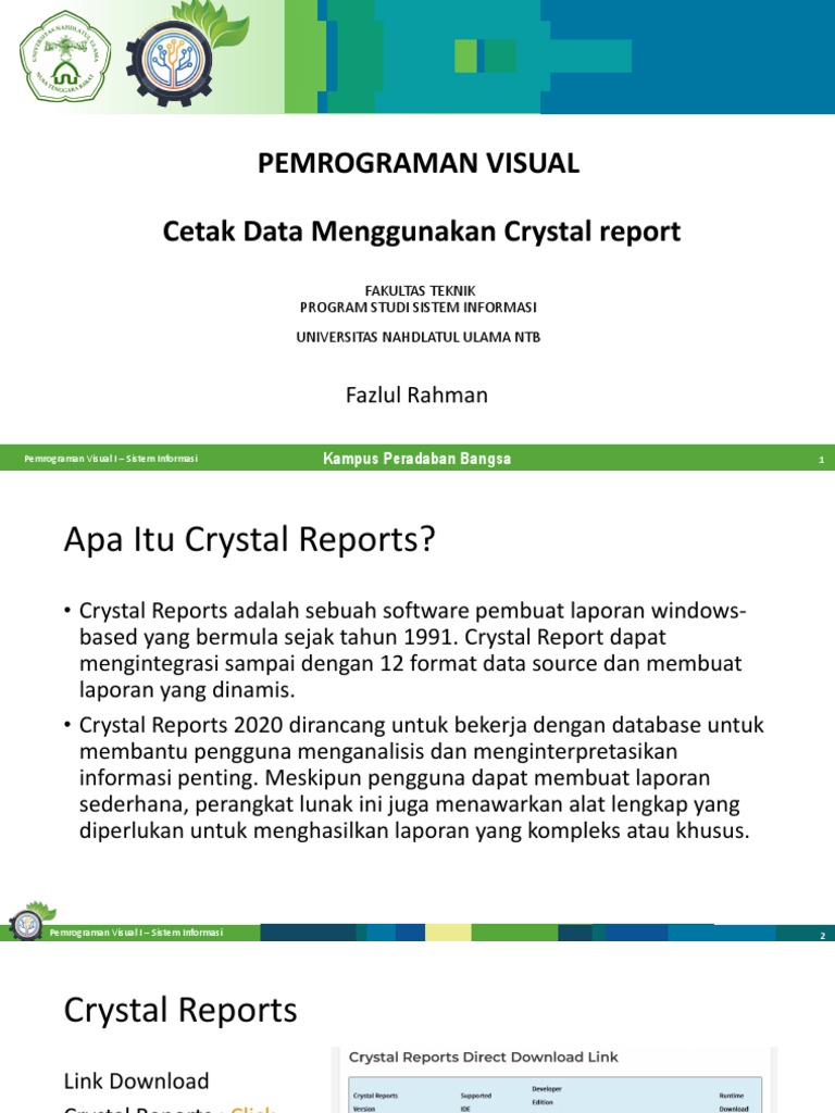 Pertemuan 9 Pemrograman Visual | PDF