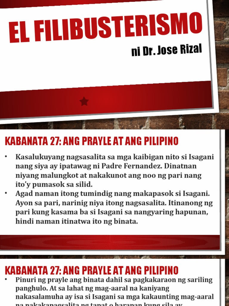 El Filibusterismo A | PDF
