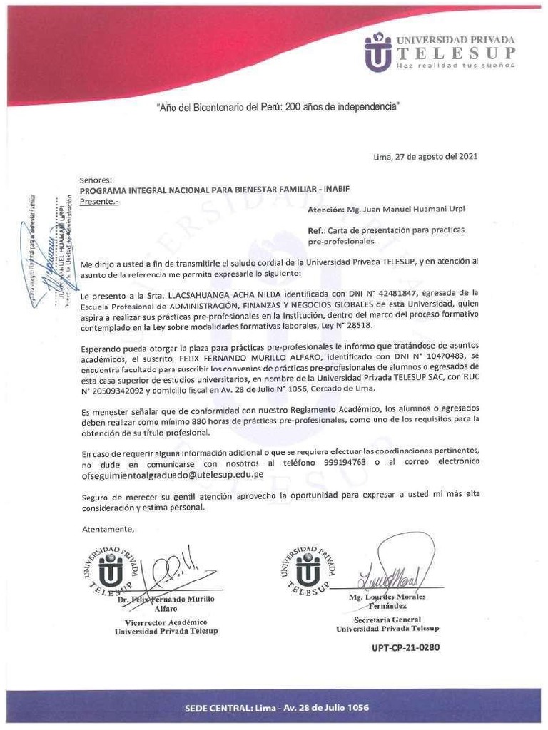 Modelo de Informe de Adm1 | PDF