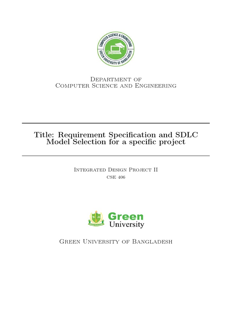 Lab Manual 01 CSE 406 Integrated Design Project II | PDF | Software ... Lab Manual 01 CSE 406 Integrated Design Project II | PDF | Software ...