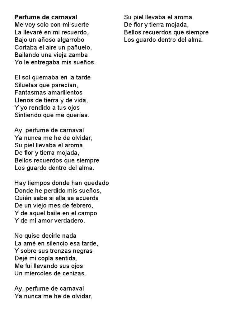 Perfume de carnaval | PDF