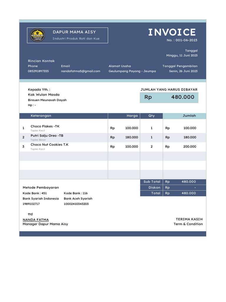 Invoice Pdf
