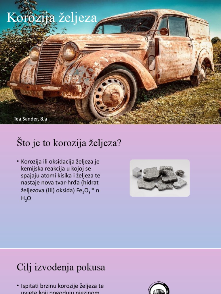 Korozija zeljeza 2 | PDF