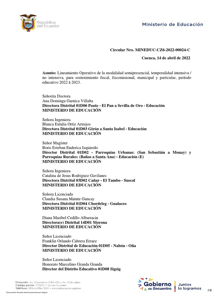 Mineduc CZ6 2022 00024 C | PDF