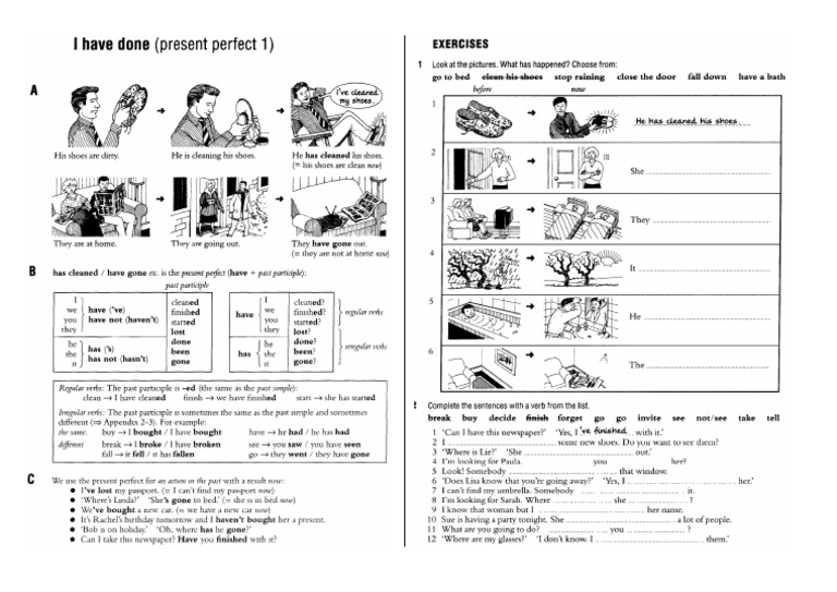 15_I Have Done - Present Perfect 1 | PDF