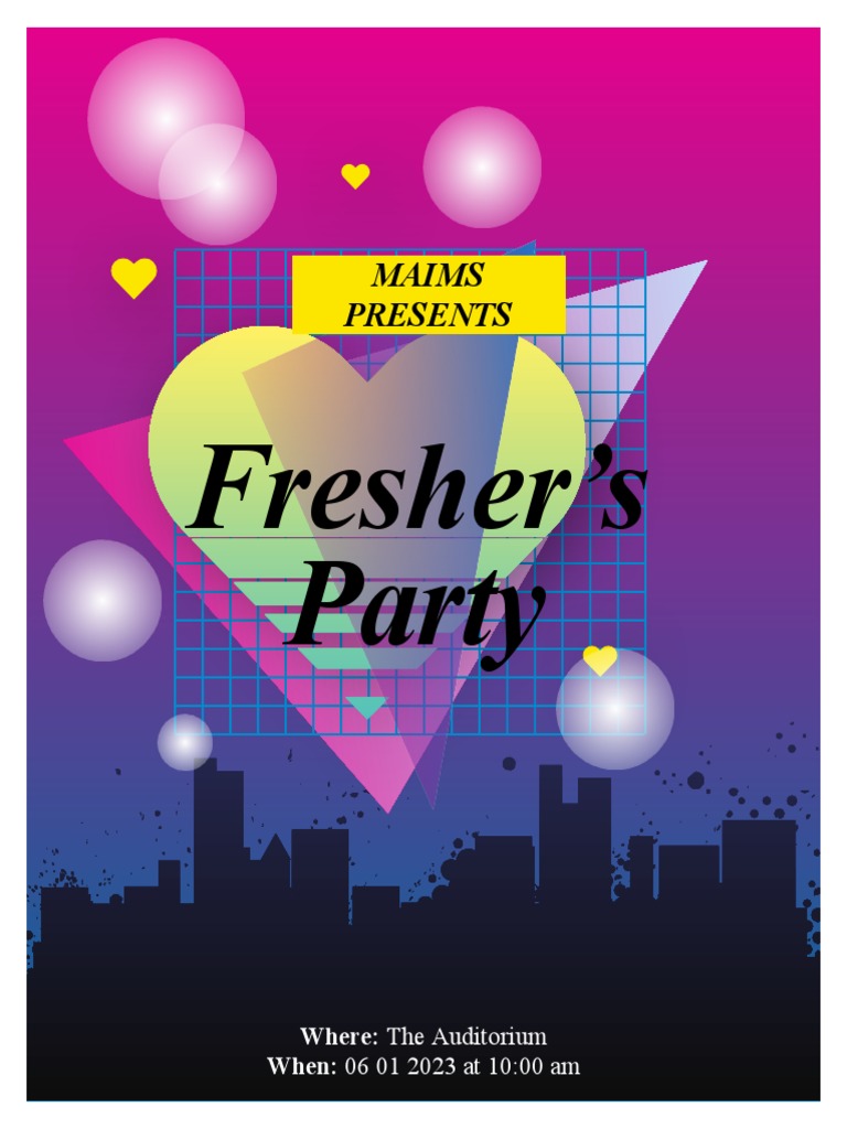 Freshers Parrty Poster | PDF