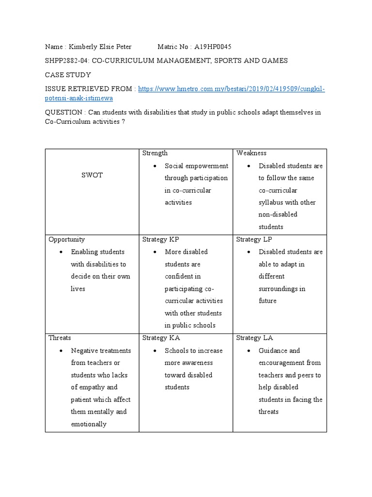 Coq Case Study | PDF | Disability | Empathy