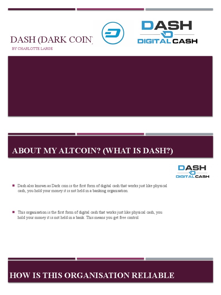 Dash: Fast, Private Digital Cash | PDF | Cash | Bitcoin