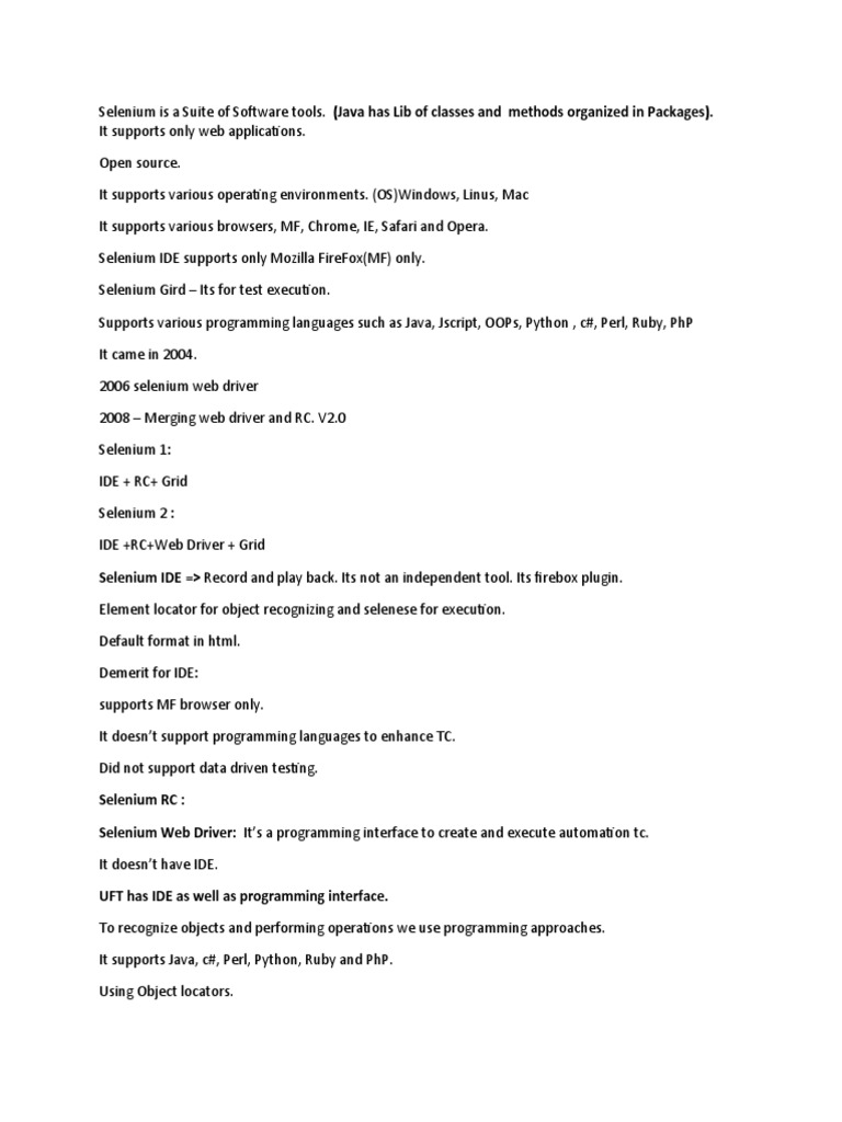 Selenium Java Pdf Teaching Methods And Materials Technology And Engineering 