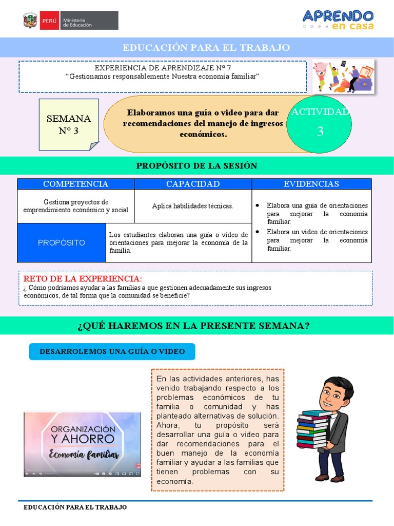 Iii Experiencia de Aprendizaje - Act 3 - Semana 3 Vi Ciclo | Descargar gratis PDF | Microsoft ...