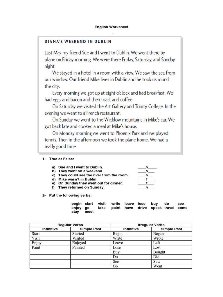 Simple Past Aled | PDF | Linguistic Morphology | Grammar