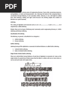 Lettering Guidelines for Drafting | PDF | Letter Case | Drawing
