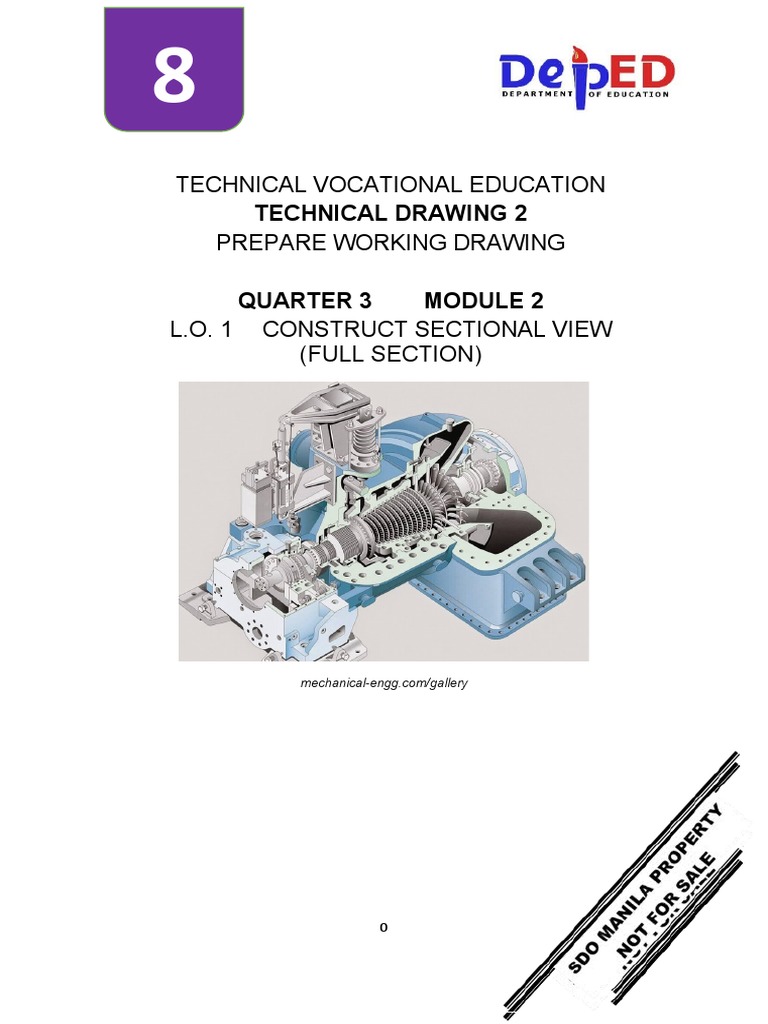 Tech Voc Grade8 TD2 Quarter3 Module 2 | PDF | Drawing | Cognitive Science