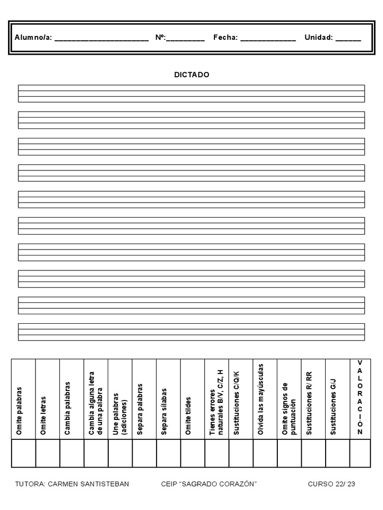 PLANTILLA DICTADO | PDF