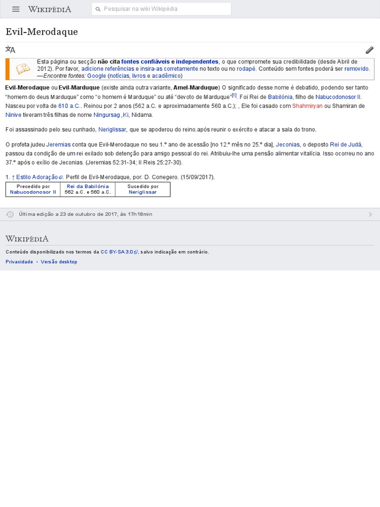 Evil Merodaque | PDF