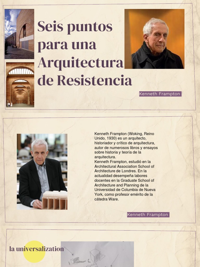 6 Puntos para Una Arquitectura de Recistencia. | PDF | Arte