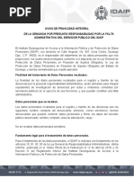 Registro SADER: Acuse de María Lucía Vega | PDF