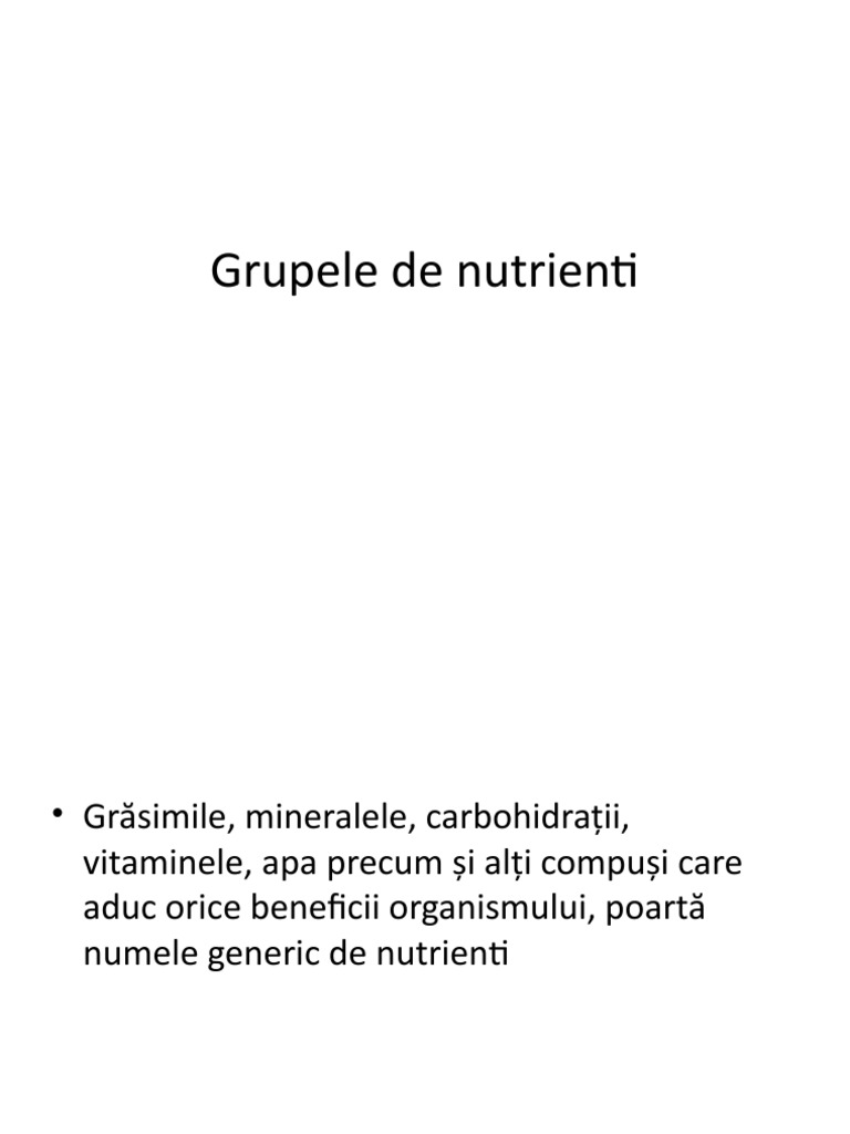 Grupe Alimente | PDF