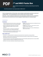 MSCI FaCS Methodology | PDF | Stock Market Index | Investing