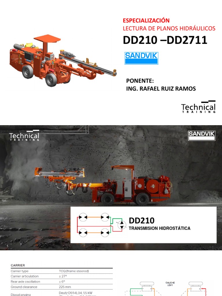 Dia 2 - Transmision Hidrostatica Dd210 | PDF | Bomba | Presión