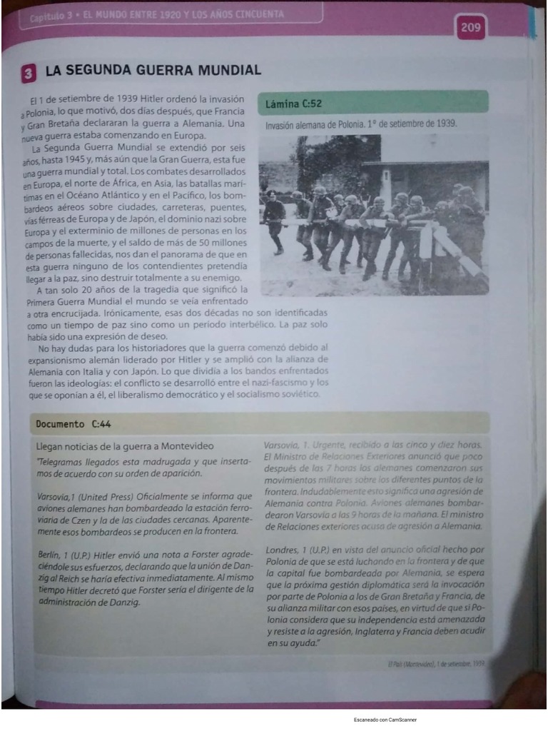 Segunda Guerra Mundial Texto | PDF