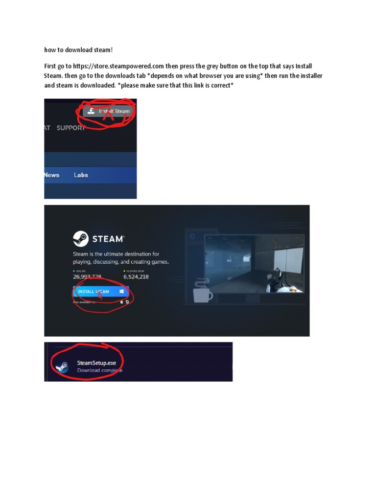 How to Download and Install Steam | PDF
