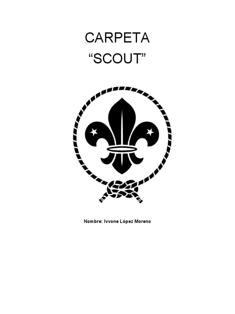 Carpeta Scout | PDF | Exploración | Movimientos juveniles