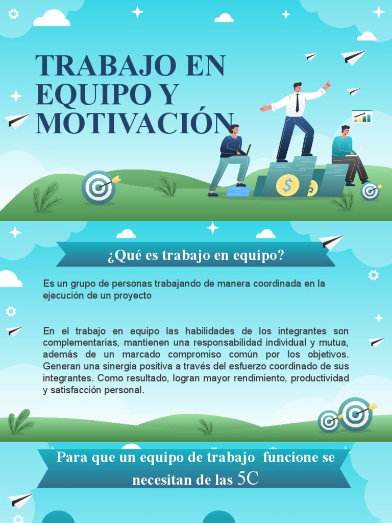 Trabajo en Equipo y Motivacion | PDF | Motivación | Motivacional