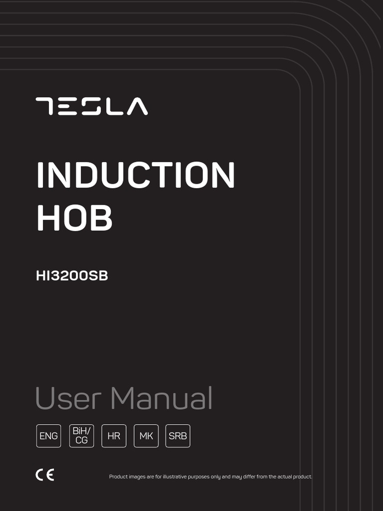 Tesla HI3200SB User Manual | PDF | Kitchen Stove | Cookware And Bakeware