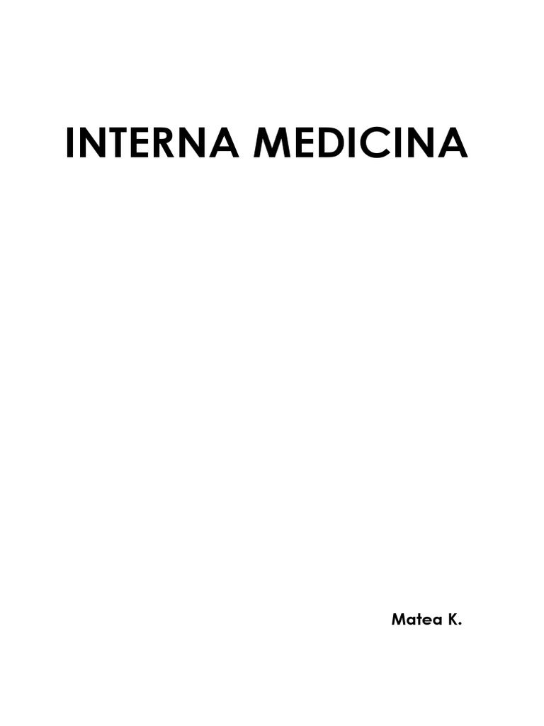 Interna Skripta | PDF