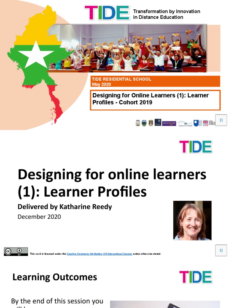 ICT Designing For OL Learner Profiles Slides (3) - Narrated KJR | PDF