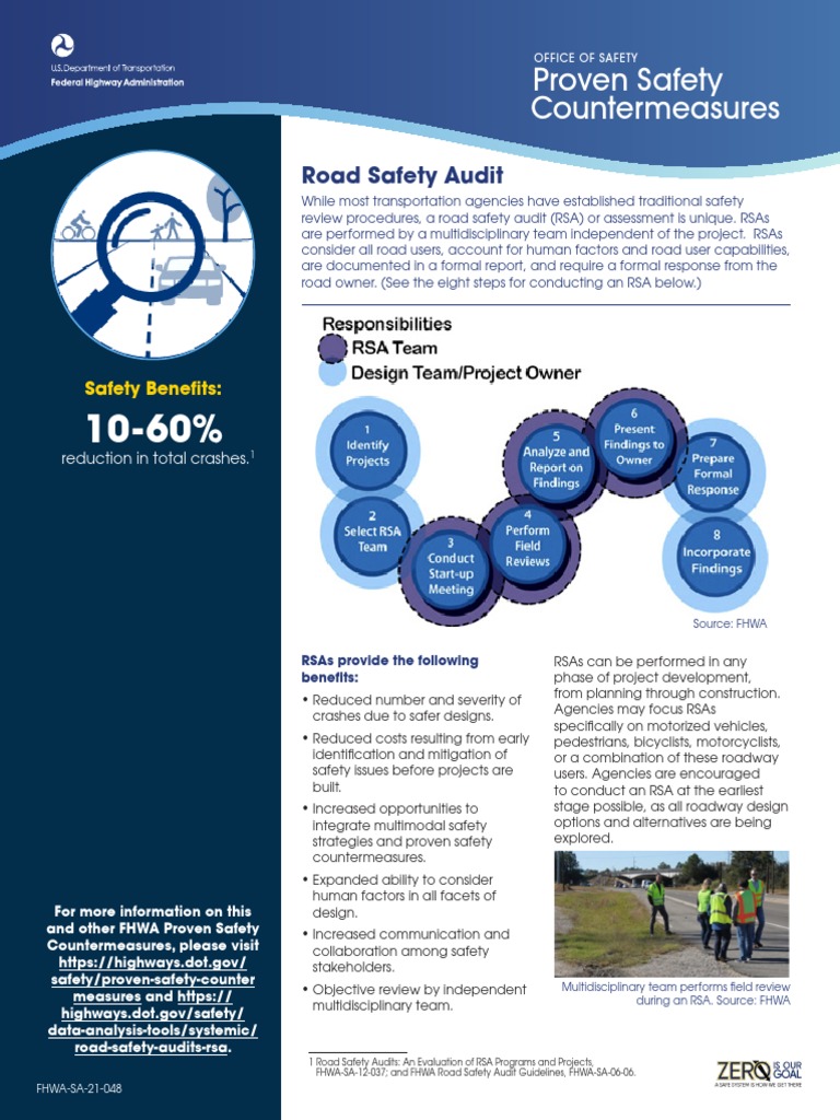 Road Safety Audits - 508 | PDF | Road Traffic Safety | Audit