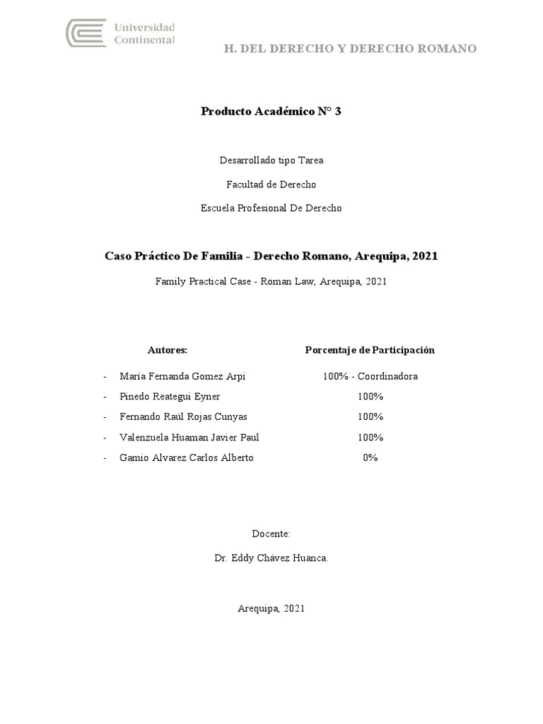 Producto Académico 03 (Foro), Grupo K, NCR 12532 - Completo | PDF | Instituciones sociales ...