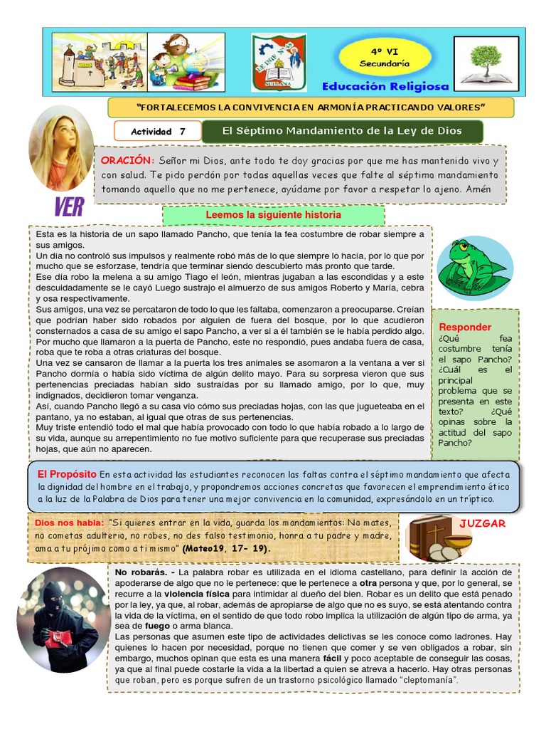 El Séptimo Mandamiento: No Robarás | PDF