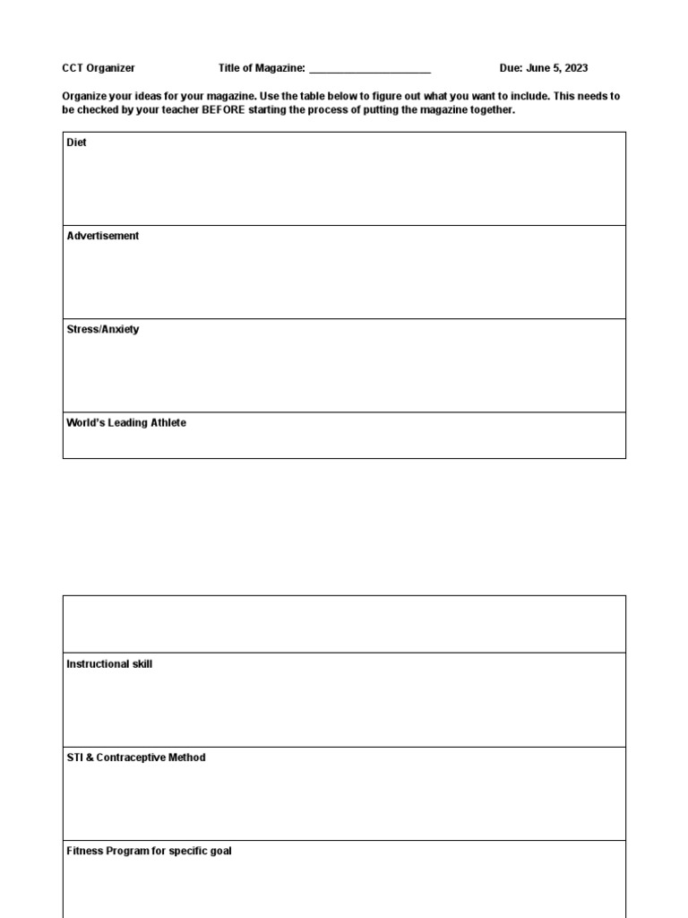 (2023) CCT Magazine Organizer-2 | PDF