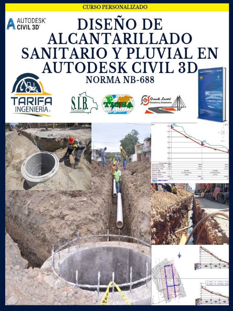 Diseño de Alcantarillado Sanitario y Pluvial en Autodesk Civil 3D | PDF | Alcantarillado ...